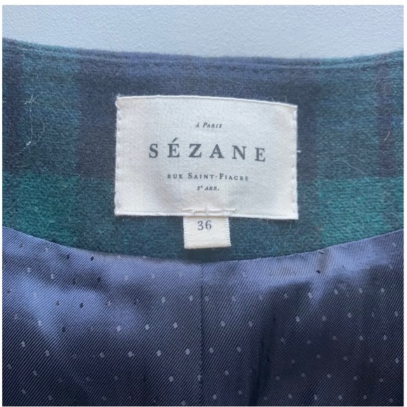 Sezane | Jackets & Coats | Szane Tartan Vest 36s | Poshmark